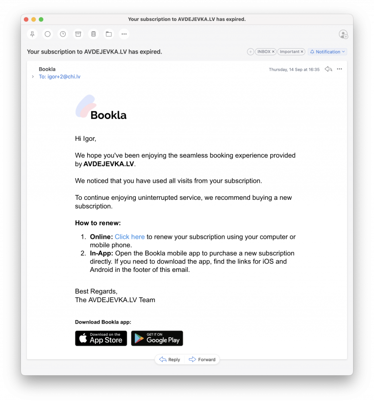 Subscription Expiry Reminders - Bookla's blog
