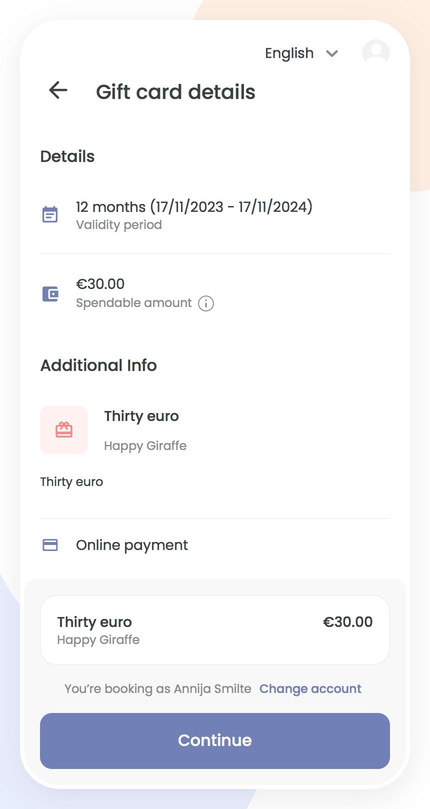 Purchasing and activating Gift Cards - Bookla's blog