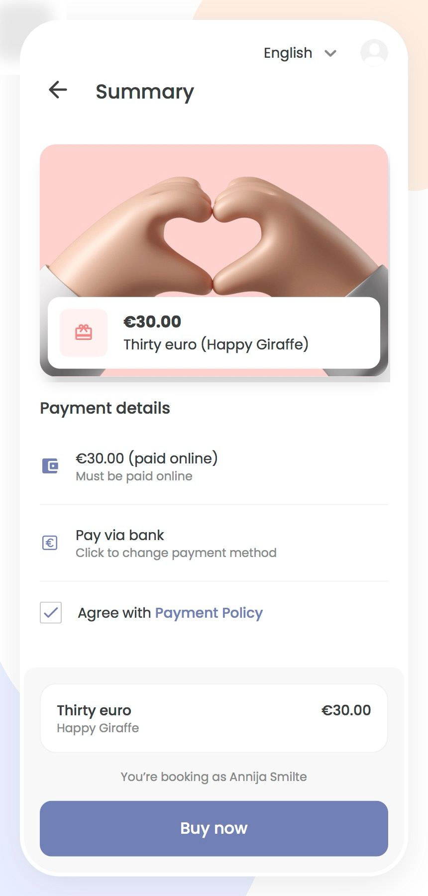 Purchasing and activating Gift Cards - Bookla's blog