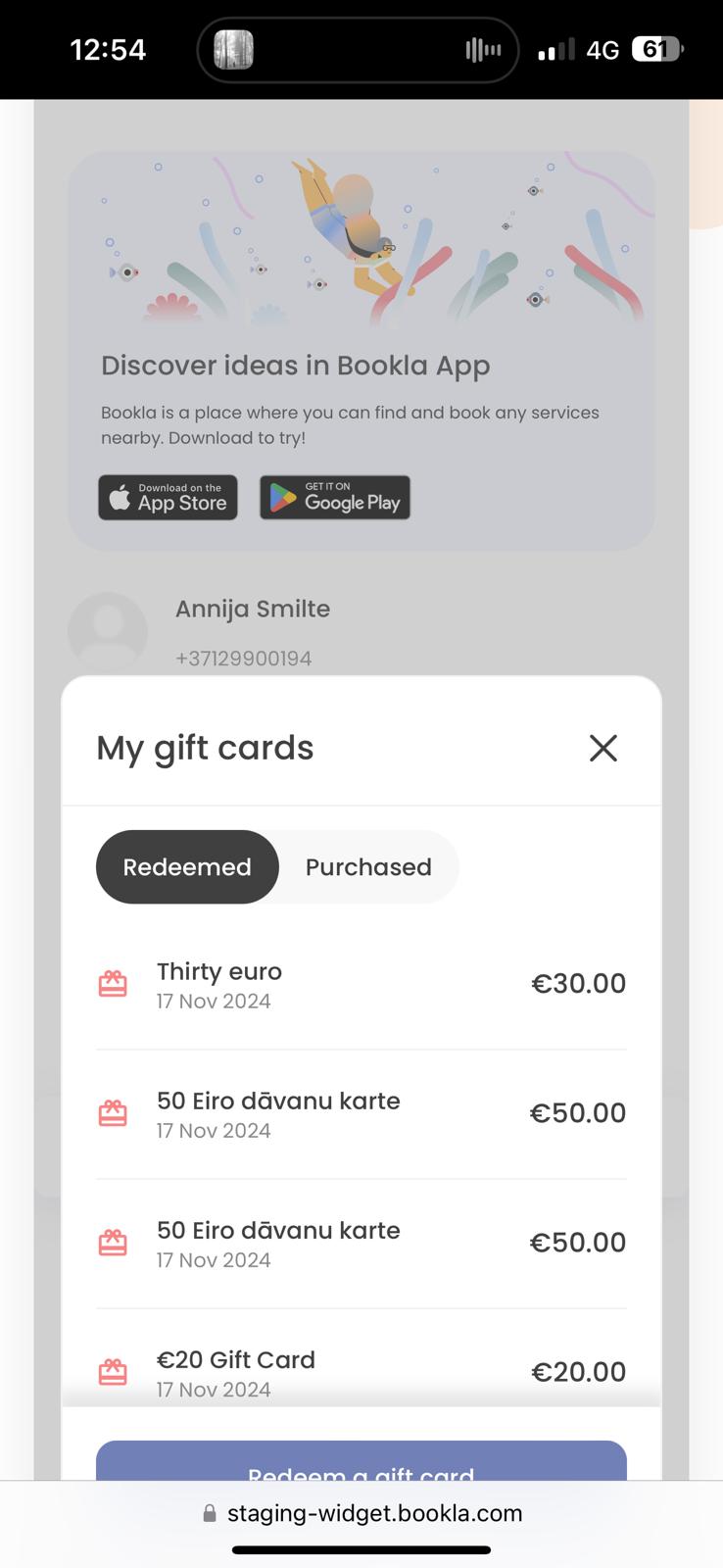 Purchasing and activating Gift Cards - Bookla's blog