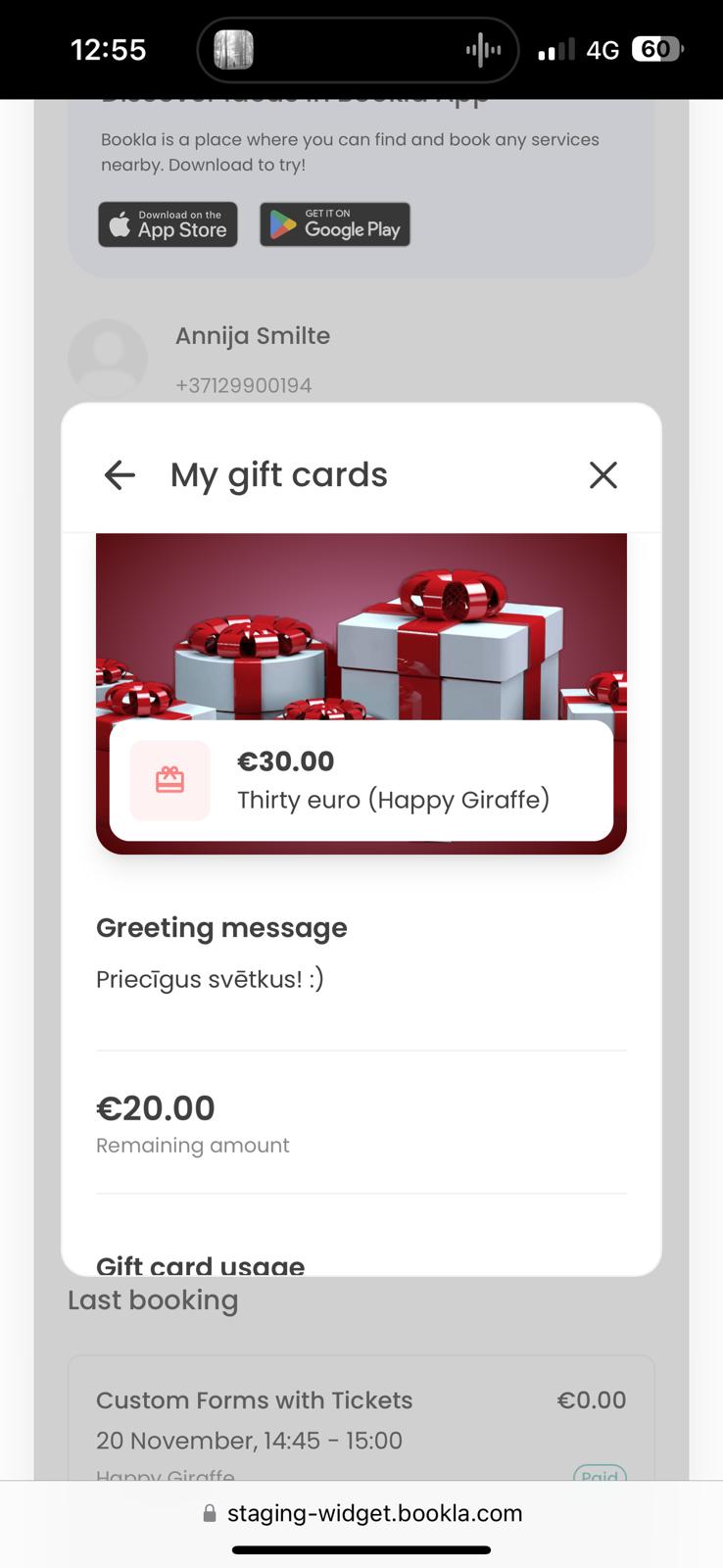 Purchasing and activating Gift Cards - Bookla's blog