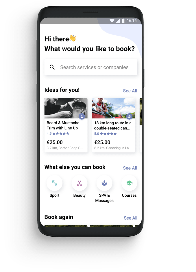 Bookla - Search and book services nearby