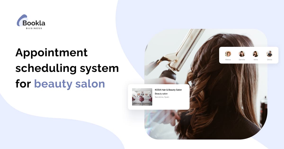 Subscription-free appointment booking system for beauty salons