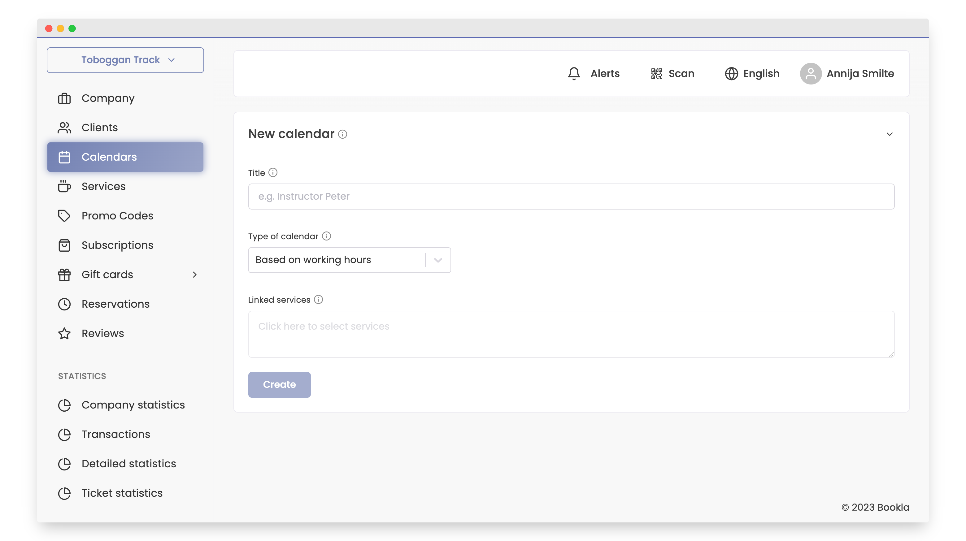 How to create a calendar | Bookla's Knowledge Base